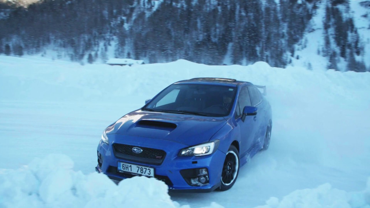 Subaru WRX STI drifting in Livigno 2019 - YouTube