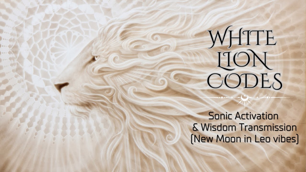 WHITE LION CODES: Sonic Activation & Wisdom Transmission (New Moon in ...