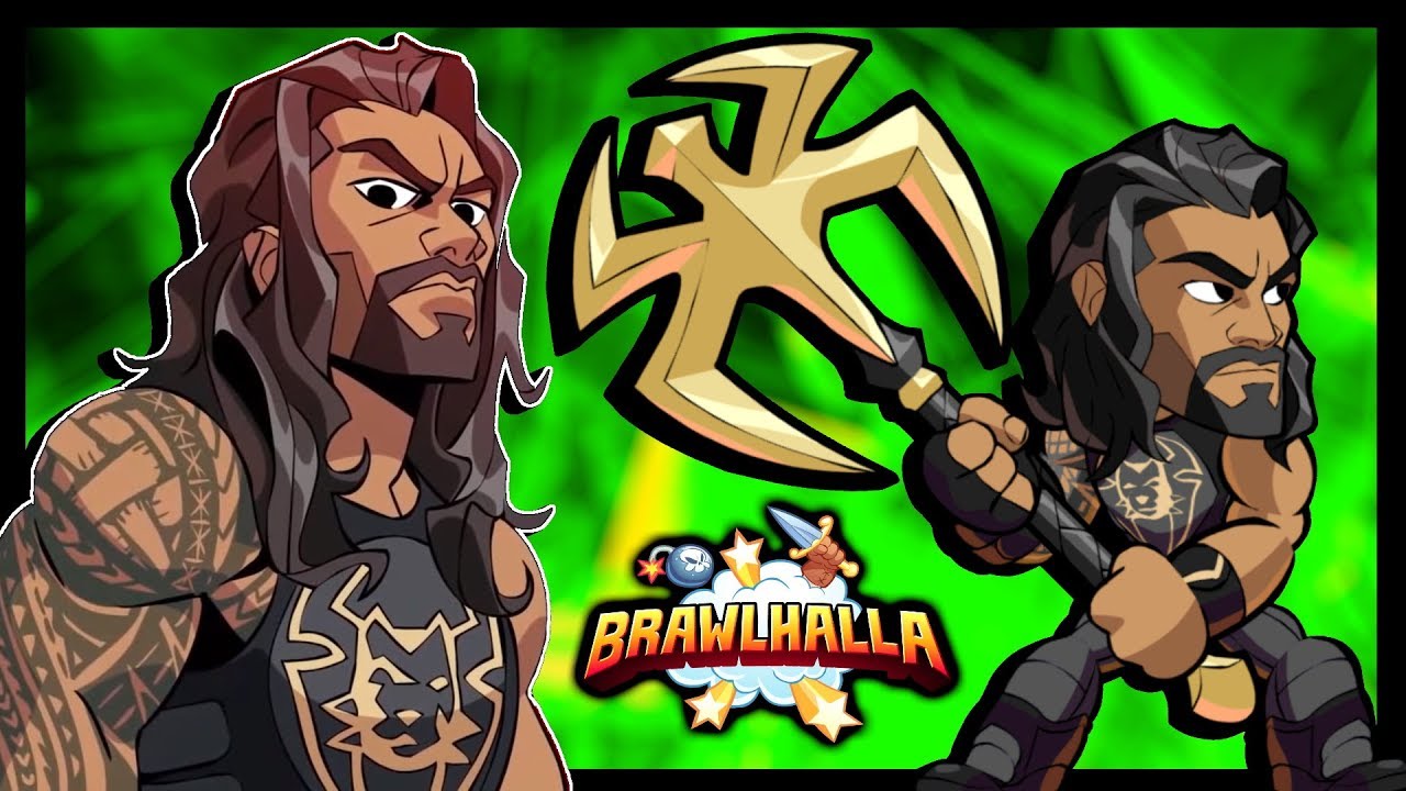 ROMAN REIGNS!! • Epic TEROS Crossover • Brawlhalla WWE - YouTube