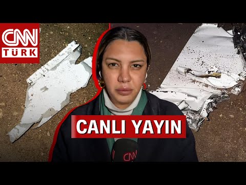 CNN TÜRK Düşen Jetin Enkaz Alanında! | CANLI HABER