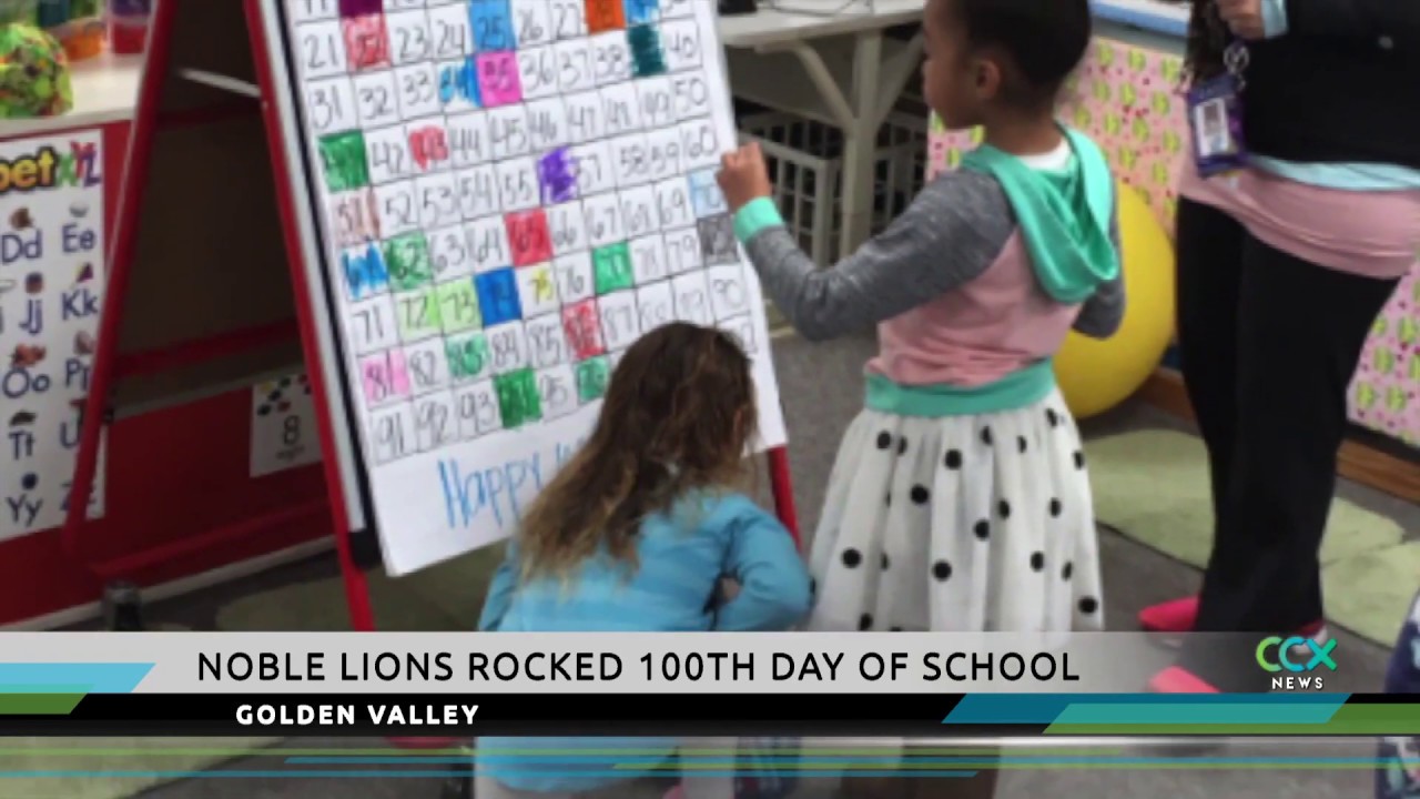 Noble Elementary Marks 100 Days of School - YouTube