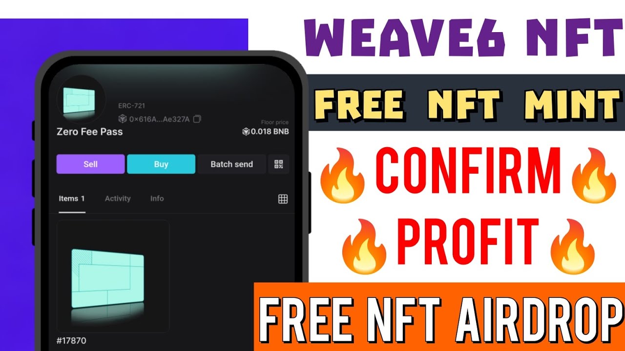 New Crypto Loot Today | Free Nft Airdrop No Fees | Weave6 Beta Launch ...
