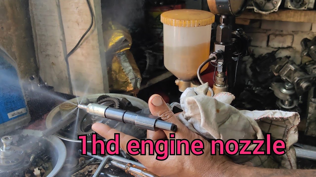 how to 1hd engine nozzle pressure checking - 1hd FTE nozzle check - YouTube
