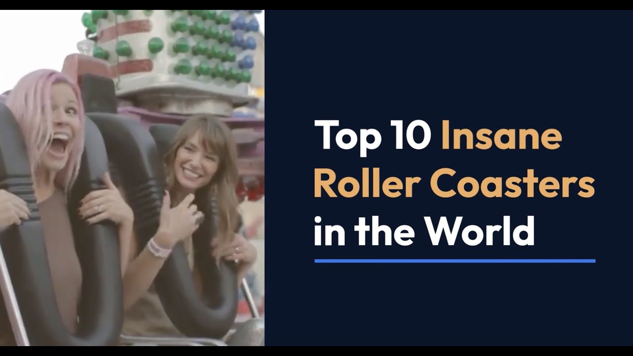 Top 10 insane roller coasters in the world - YouTube