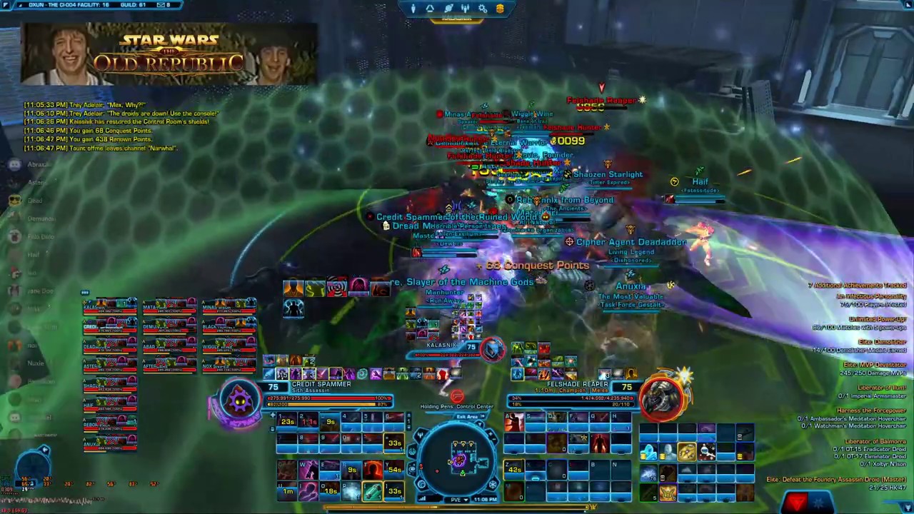 SWTOR: Dxun 16HM 3/6 Security Center (Assassin Tank PoV) - YouTube