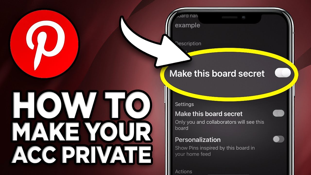 How To Make Your Pinterest Account Private - YouTube