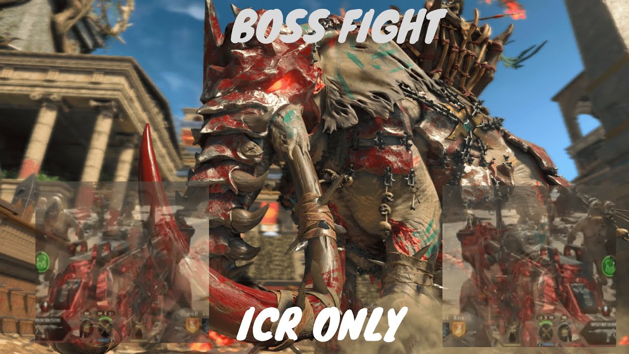 ICR Only Boss fight IX, Bo4 Zombies - YouTube