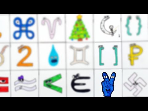 Drawing Symbol Lore Part 23 - ALPHABET LORE - YouTube