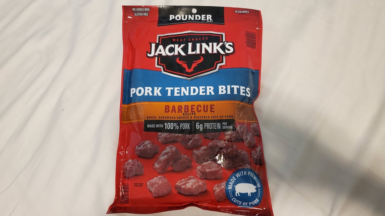 Jack Link's: Pork Tender Bites - Barbecue Flavored (Dried, Hardwood ...
