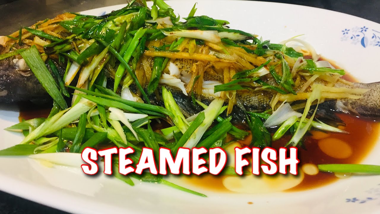 Steamed Grouper Fish Cantonese #ChineseLunarNewYear @AmsKitchen - YouTube