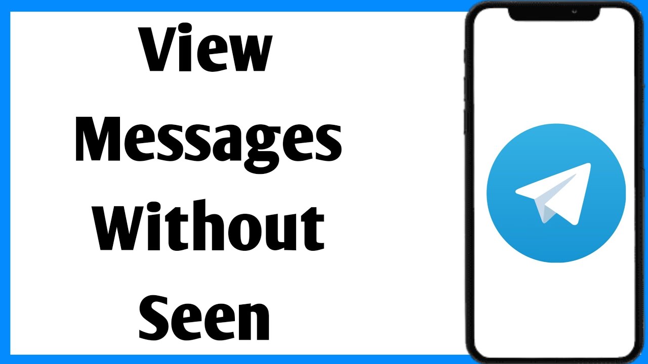 How To View Telegram Messages Without Seen - YouTube