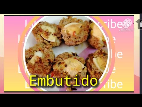 How to make and wrap embutido (beef) - YouTube