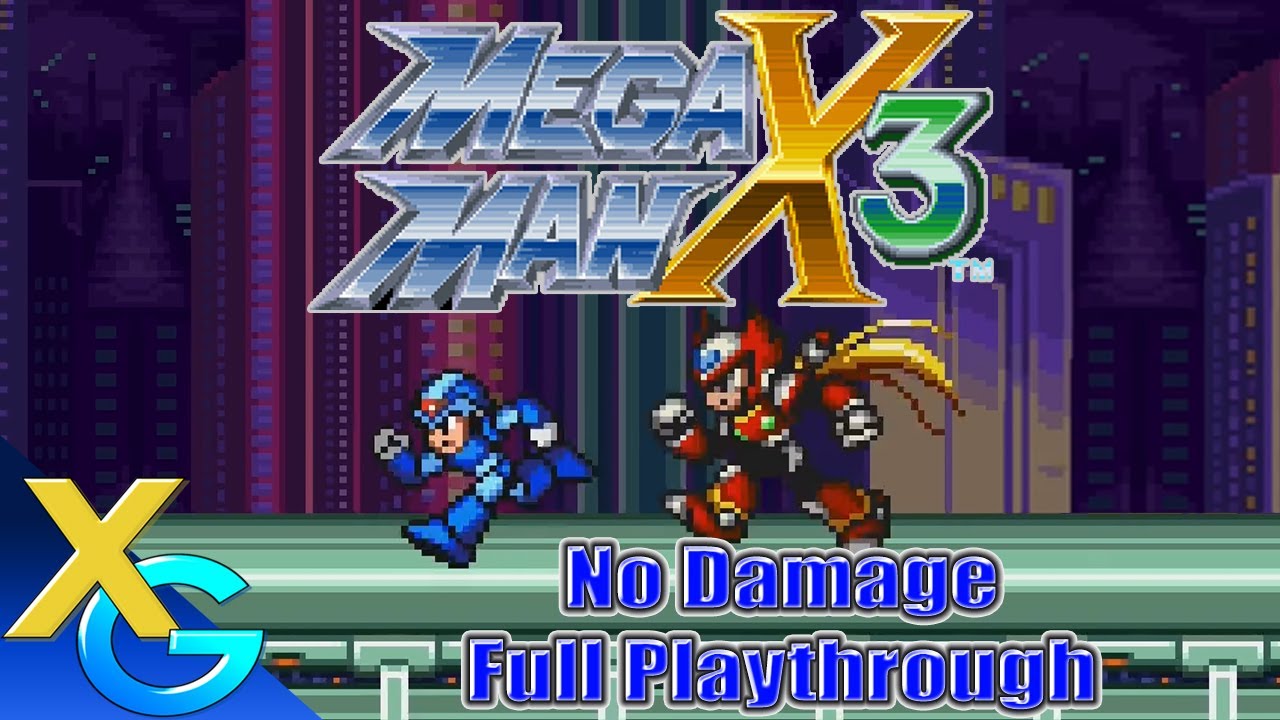 Mega Man X3 Full Playthrough (No Damage/Armor/Upgrades, Buster Only ...