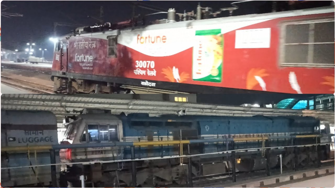 😳Trains running late by more than 9 Hrs._11466 JBP-VRL EXP_22945 MMCT ...