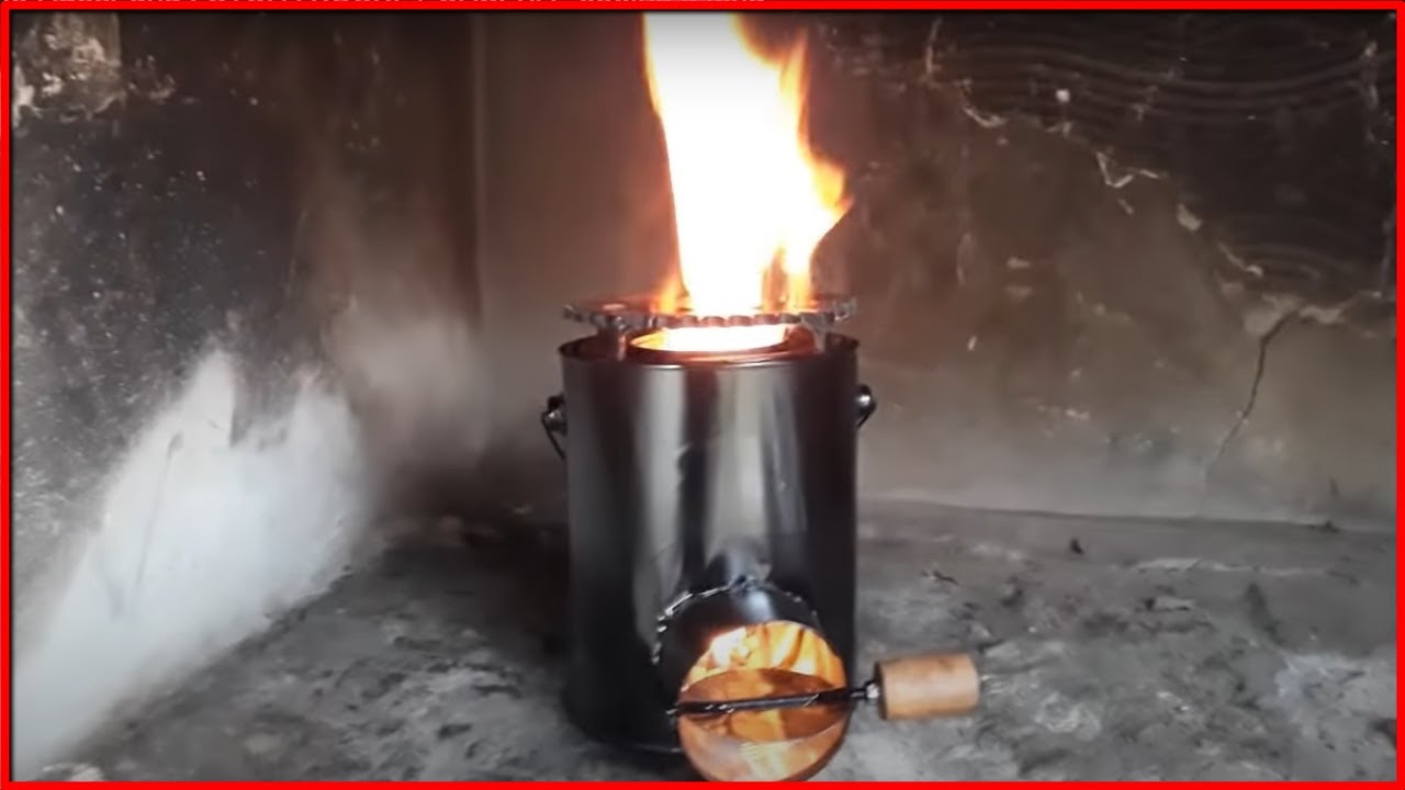 Como Hacer una ESTUFA ROCKET CASERA *cocina a leña* - YouTube