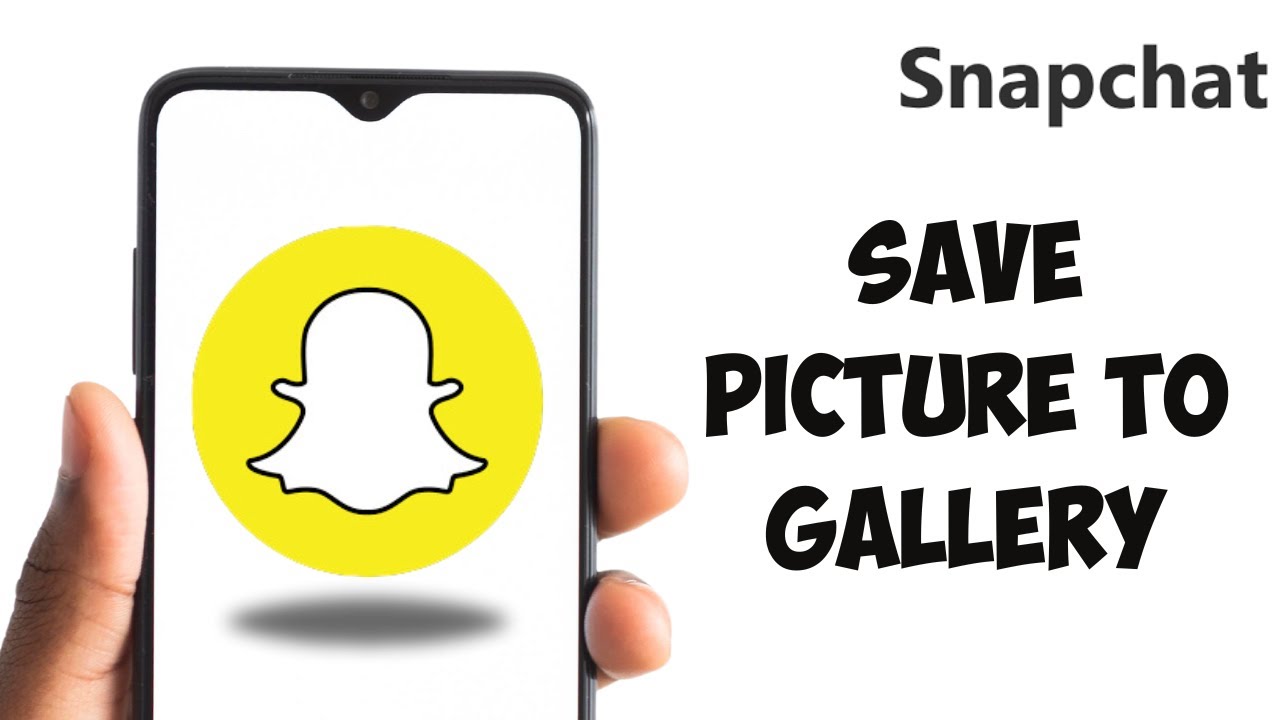 How To Save Snapchat Picture To Gallery - YouTube