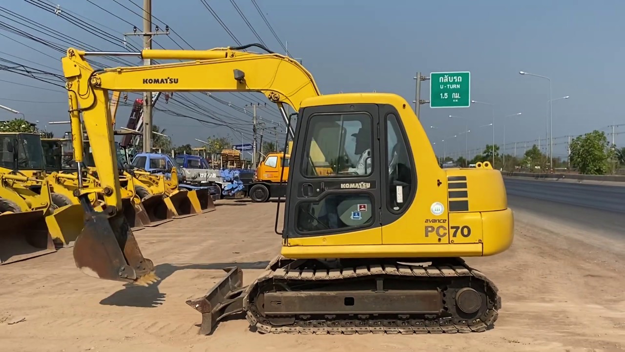 KOMATSU PC70-7 www.thaispmotor.com 092-2525952 / 081-2990958 - YouTube
