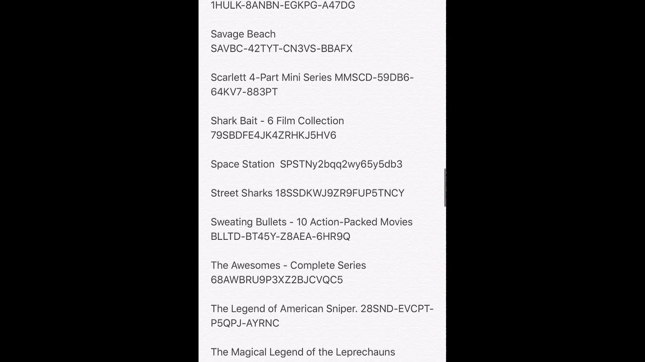 FREE movies Digital codes for Moviespree. Check all these out. All ...