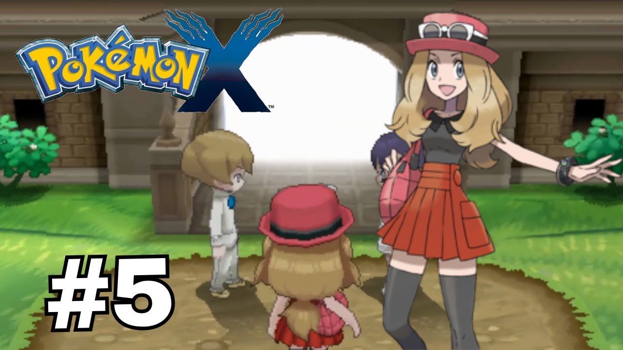 Let's Play Pokémon X Pt 5 Meeting the Professor - YouTube