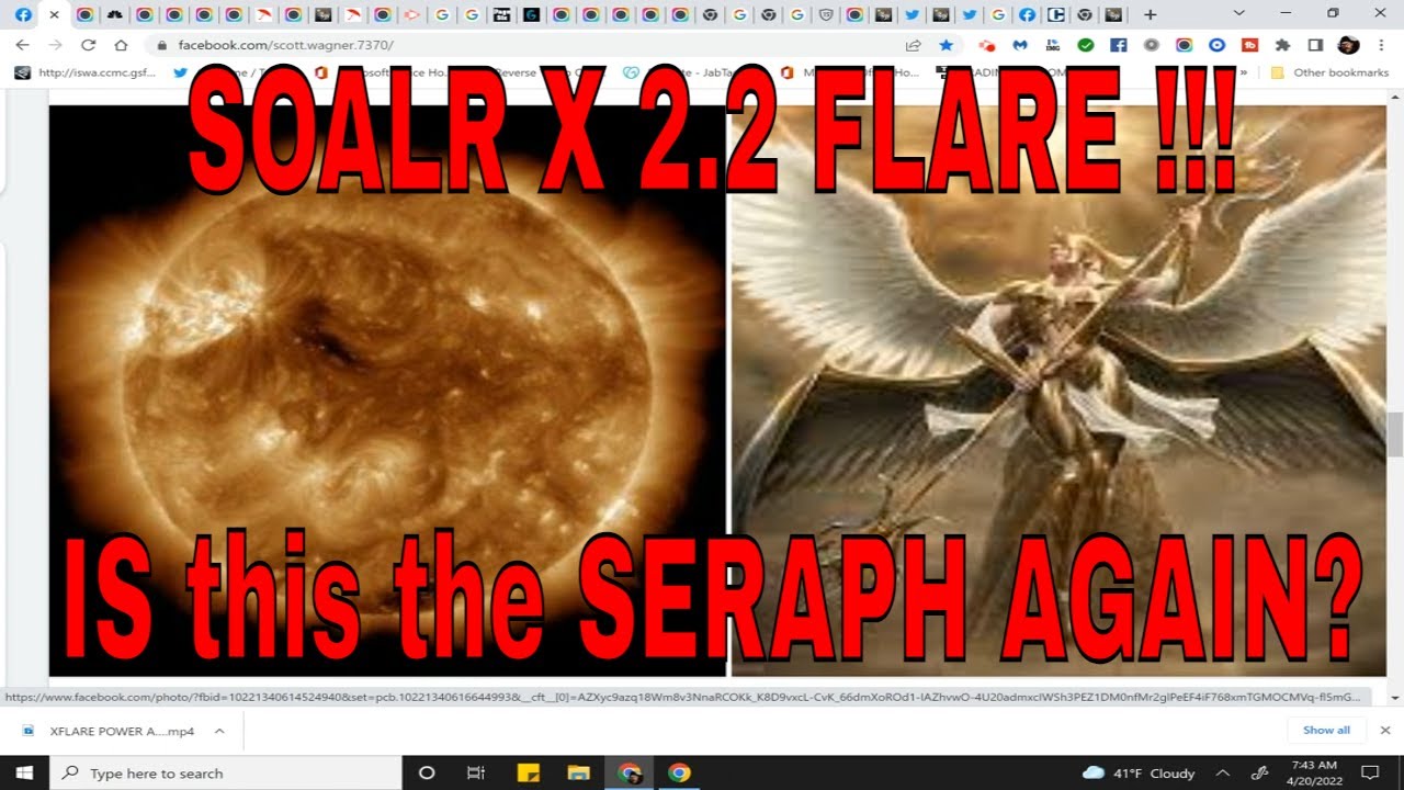 #Breaking 2.2 #Solar #XFlare - Is this the #SERAPH again? 6 Wings : Apr ...