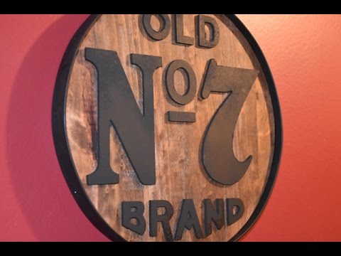 Old No. 7 Brand sign build - YouTube
