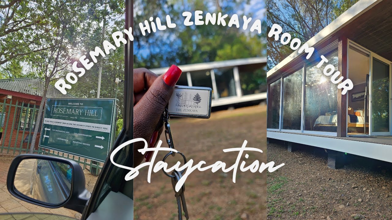 PLACES TO VISIT IN GAUTENG, PRETORIA: ROSEMARY HILL, ZENKAYA ROOM TOUR, STAYCATION - YouTube
