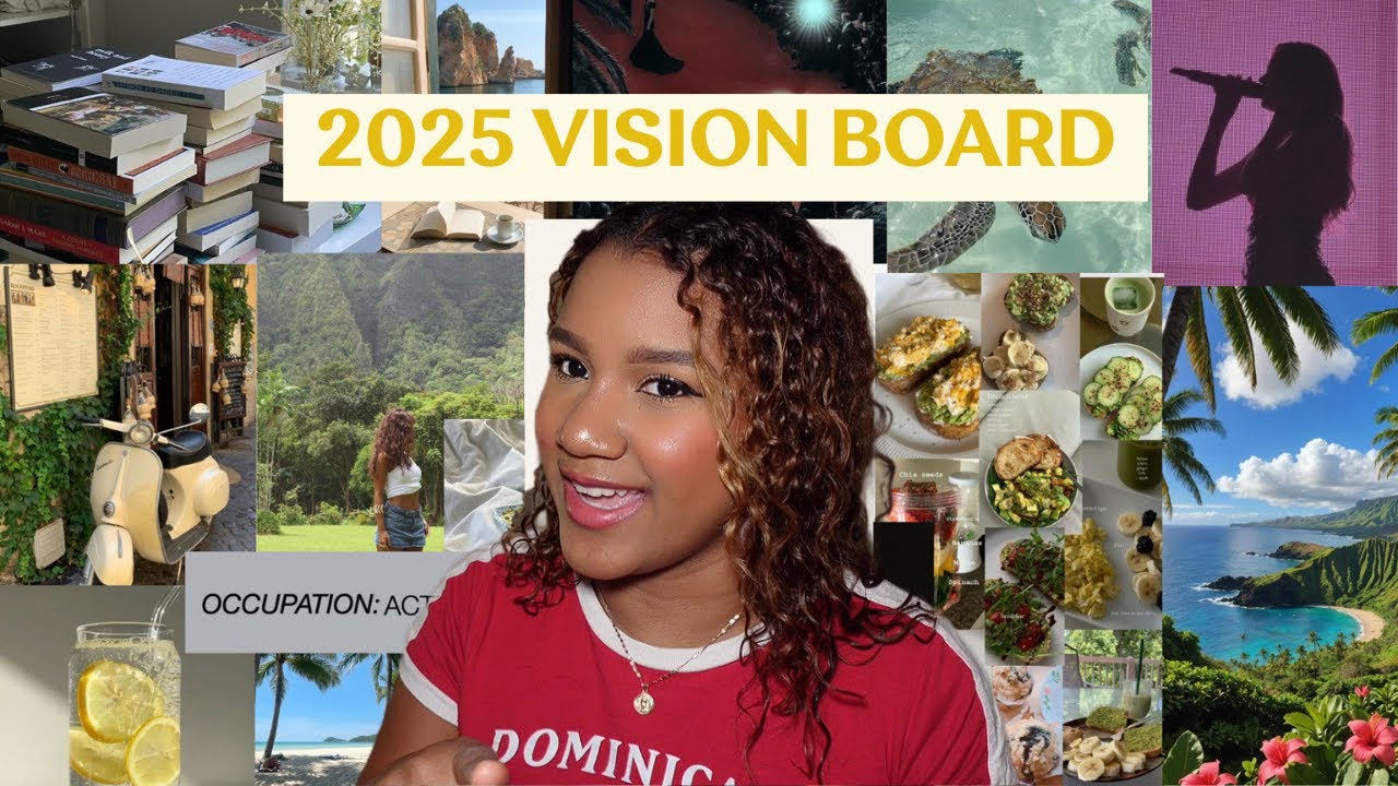 MY 2025 VISION BOARD! Digital Vision Board *HOW TO* - YouTube