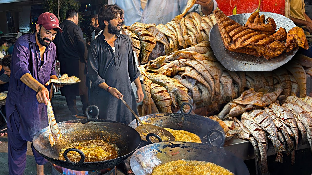 POPULAR PESHAWARI MASALA CRISPY FRIED FISH AT BABA JEE RESTAURANT ...