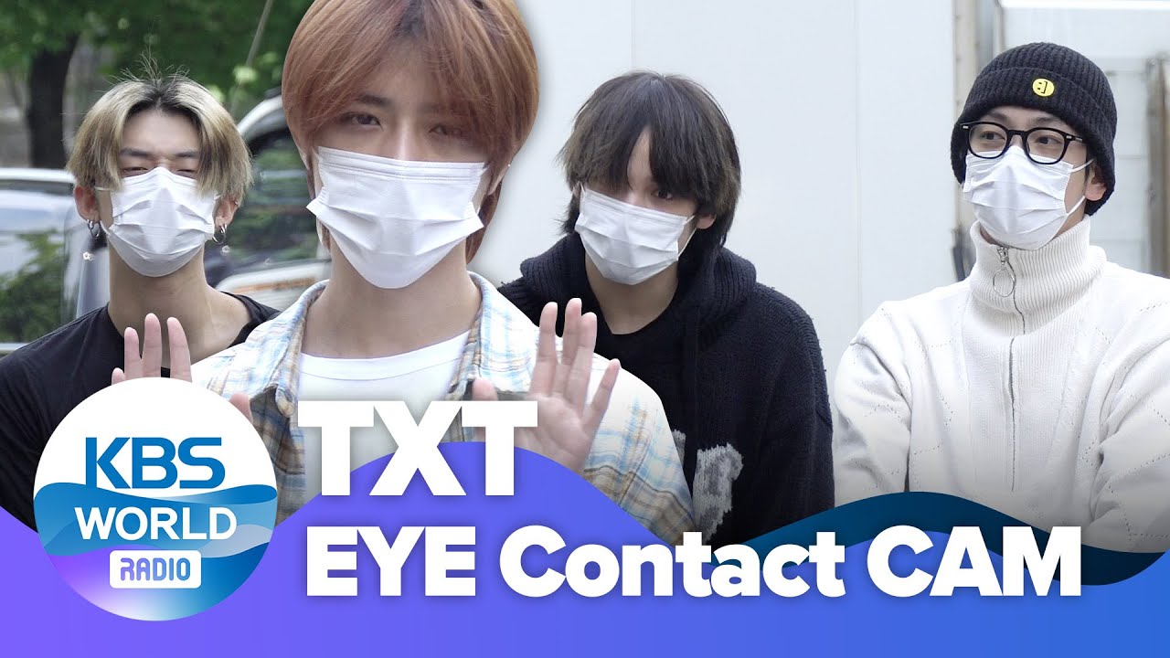 [4K] TOMORROW X TOGETHER EYE CONTACT CAM :: 투모로우바이투게더 아이컨택캠 @ MUSIC ...