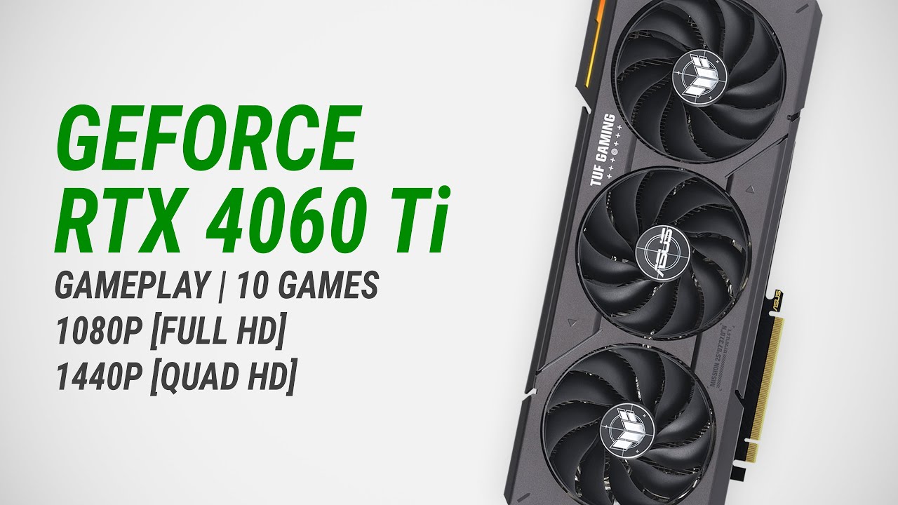 GeForce RTX 4060 Ti + Ryzen 7 7700: Test in 10 games at 1080p/1440p ...