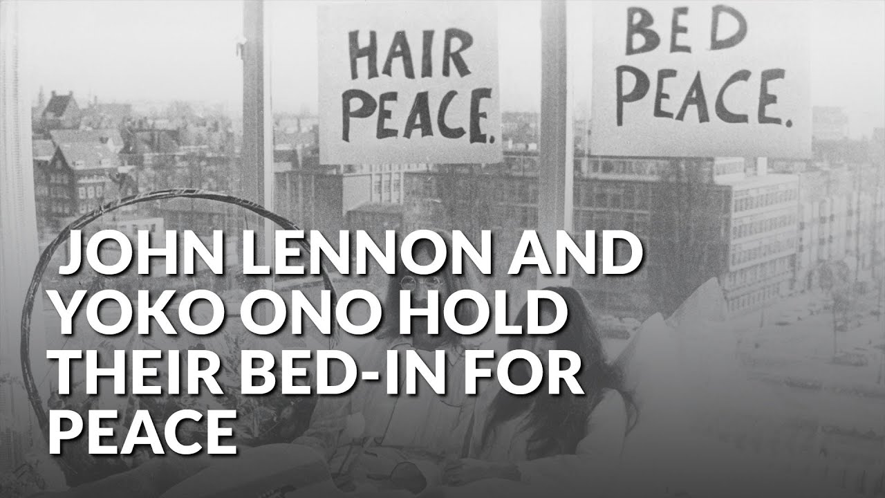 March 25, 1969: John Lennon and Yoko Ono stage begin their bed-in for ...
