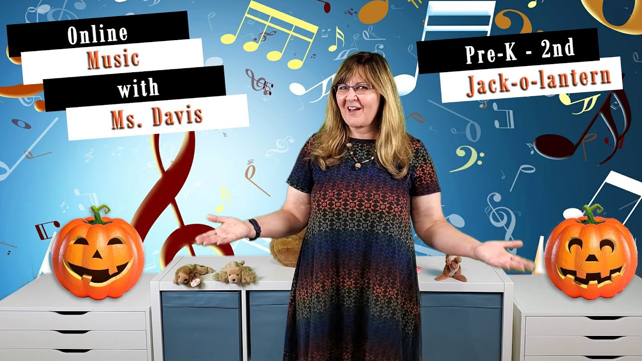 Halloween Jack-o'-Lantern Song and Movement Activity for PreK - 2nd ...