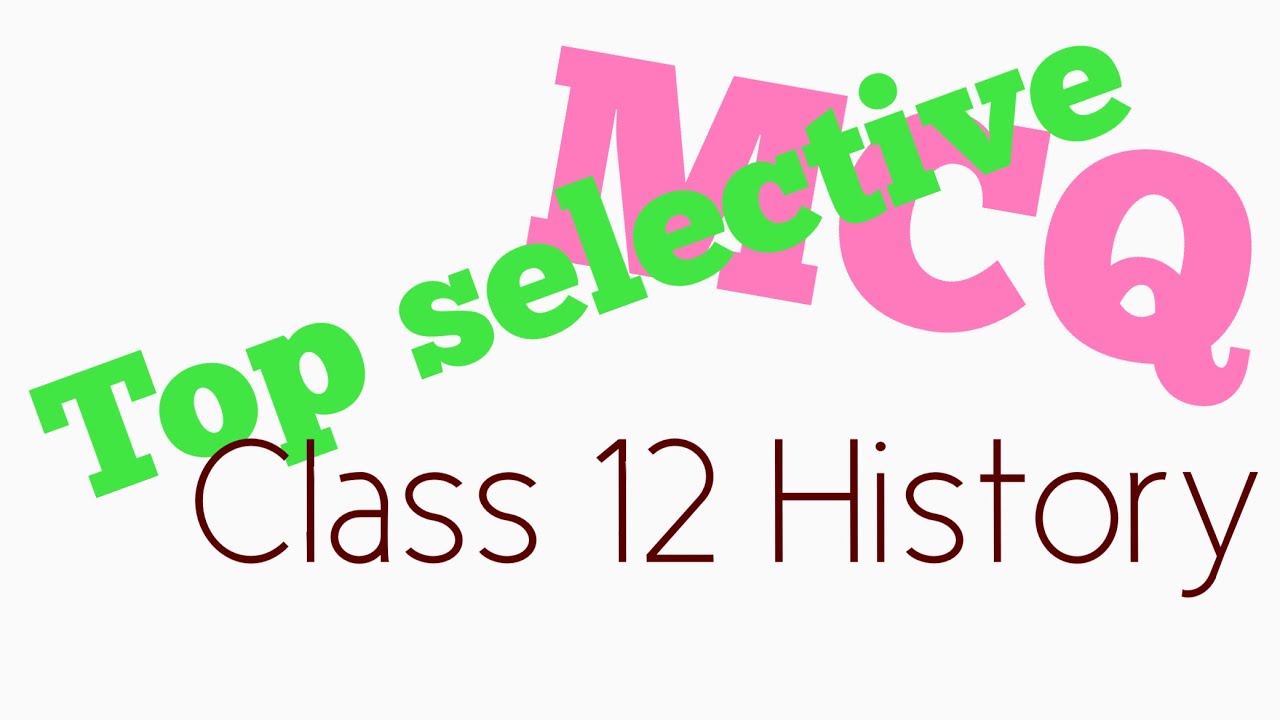 Part-1 | Important objective types question and answers | class 12 ...