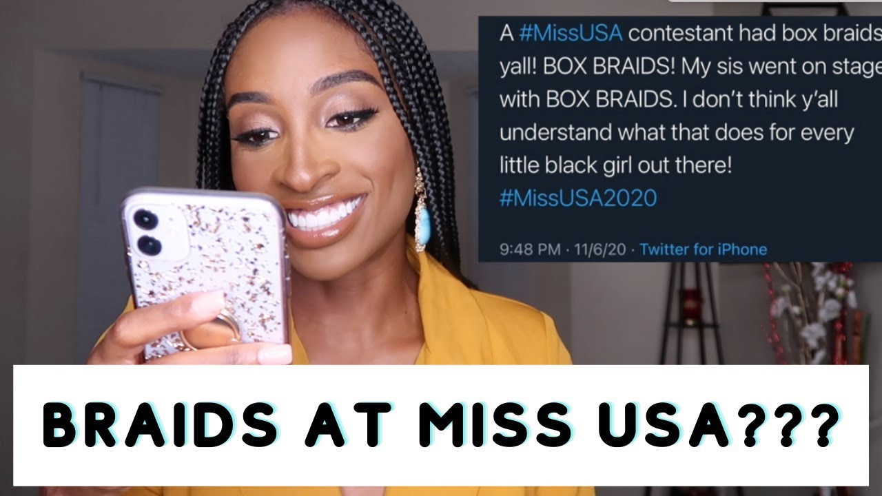 MISS USA 2020 ...WEARING BRAIDS TO A BEAUTY PAGEANT!!! - YouTube