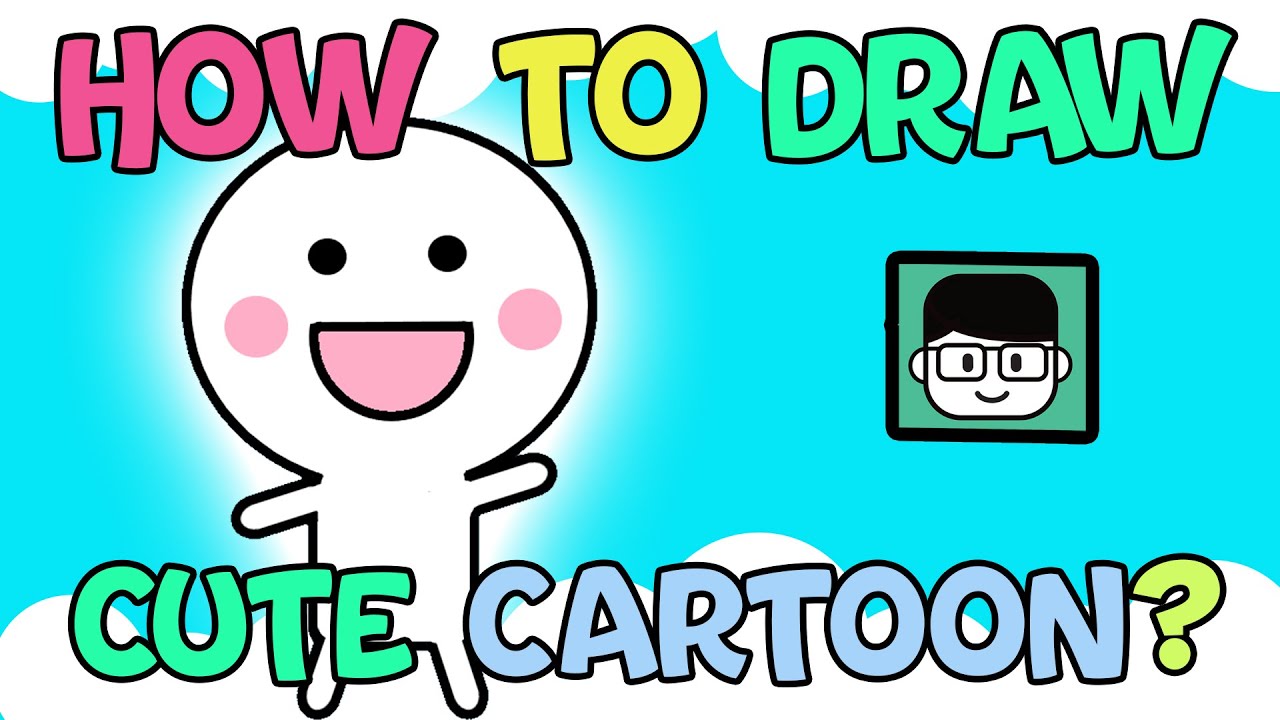 How to draw Cute Cartoon | Digital Art for Kids | Easy Drawing for kids ...