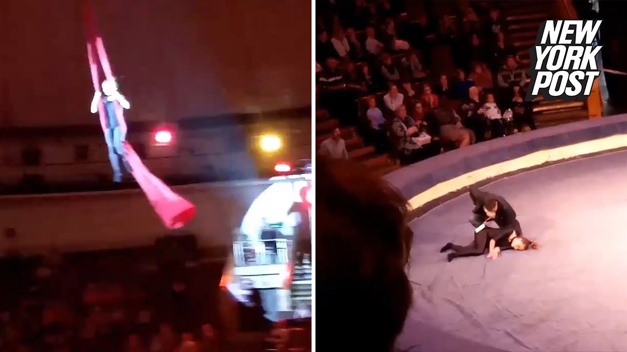 Acrobat's sickening fall is why circuses need safety nets - YouTube