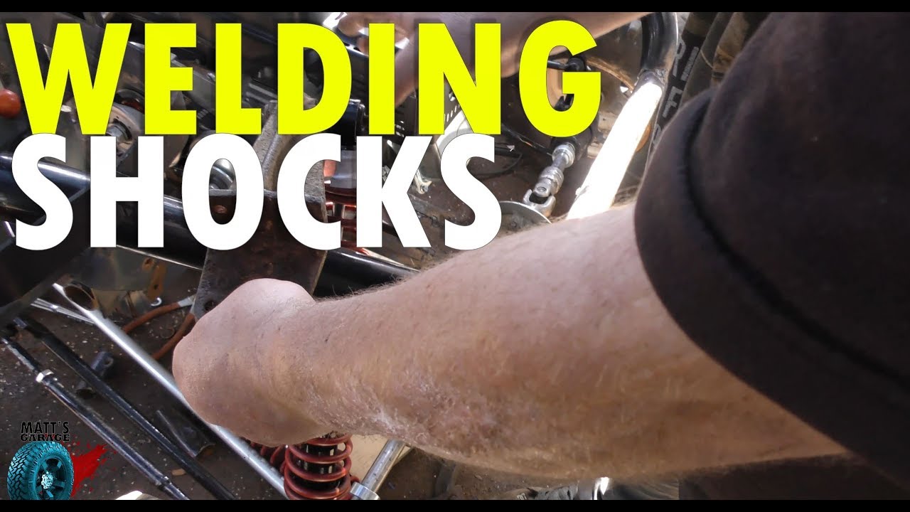Fabricating And Welding Shock Mounts Onto A Buggy - YouTube