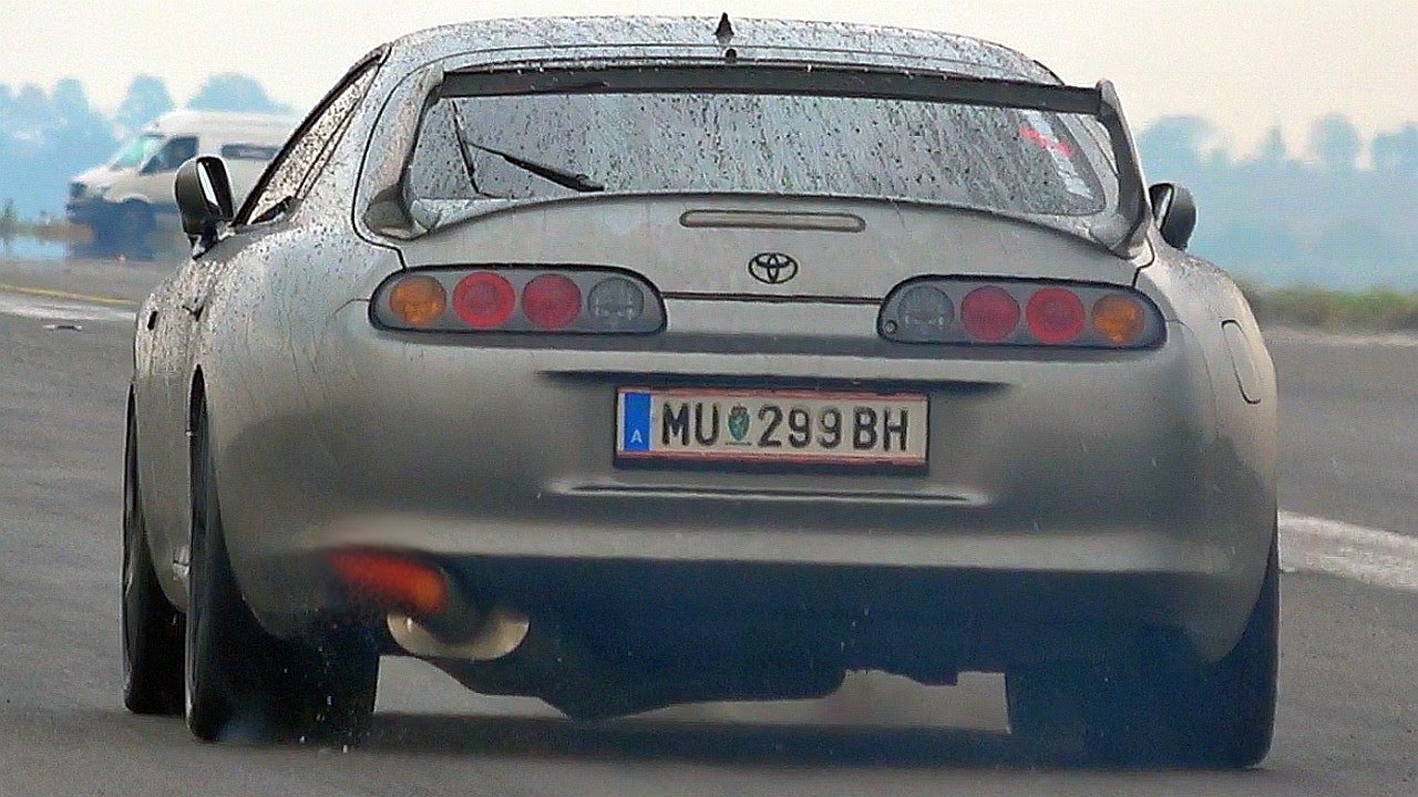 Toyota Supra MK4 2JZ Turbo 800HP Acceleration Sound - YouTube