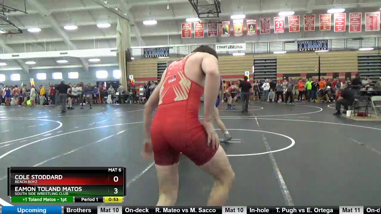 Junior Men 145 Cole Stoddard Beach Boyz Vs Eamon Toland Matos South ...