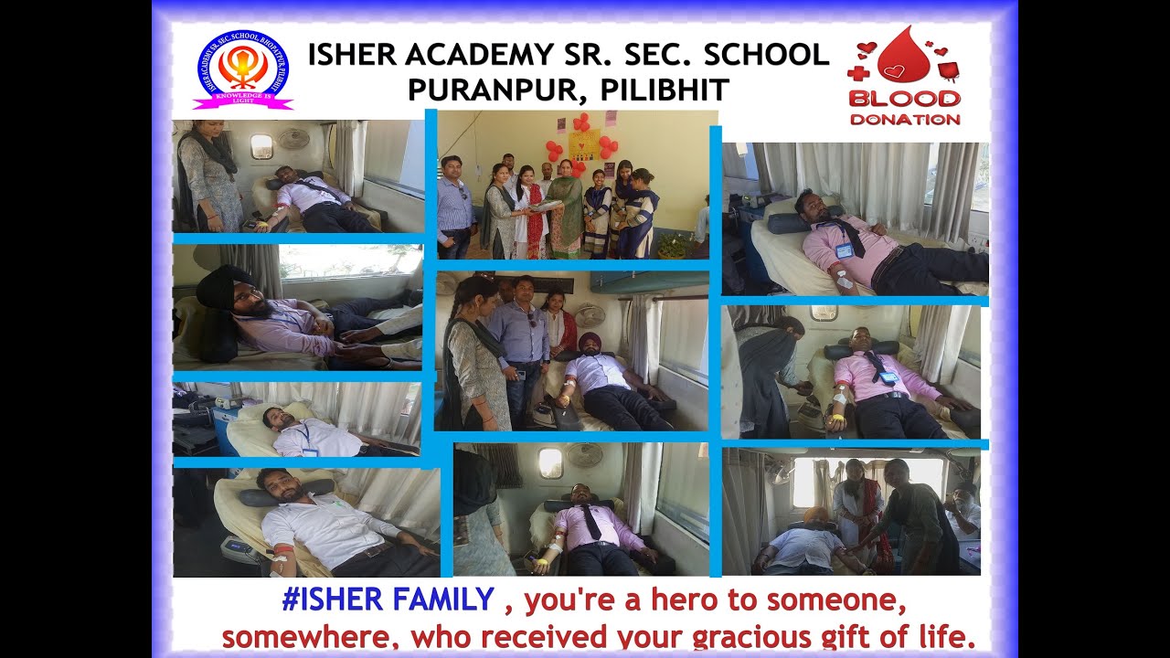Blood Donation Camp By Isher Academy (8 April 2023) - YouTube