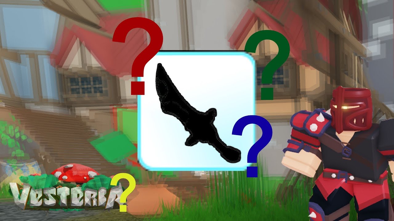 A New Dagger Got Added To Vesteria Roblox??? - YouTube