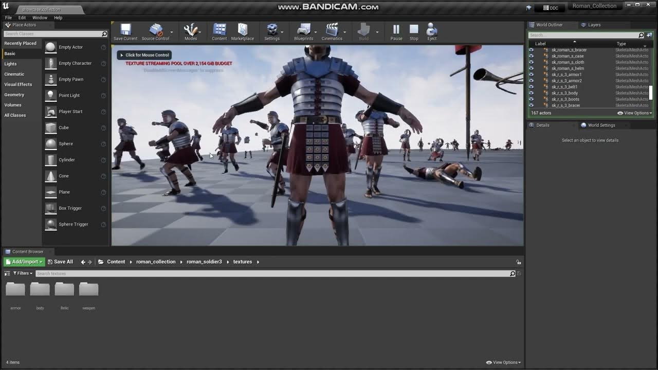 Pack roman army 3D model character redy for game Unreal-engine and Unity - YouTube