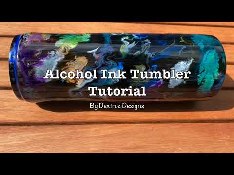 Alcohol Ink Tumbler Tutorial - YouTube