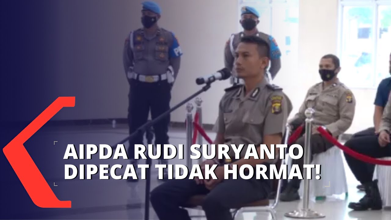 Aipda Rudi Suryanto Tersangka Pembunuhan Rekannya Dipecat Tidak Hormat ...