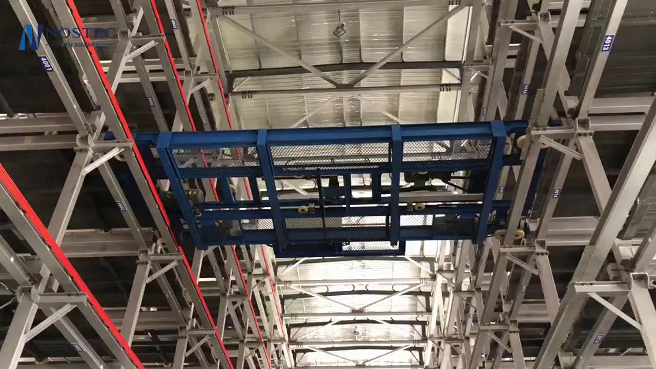 Automatic car parking system-shuttle parking system - YouTube