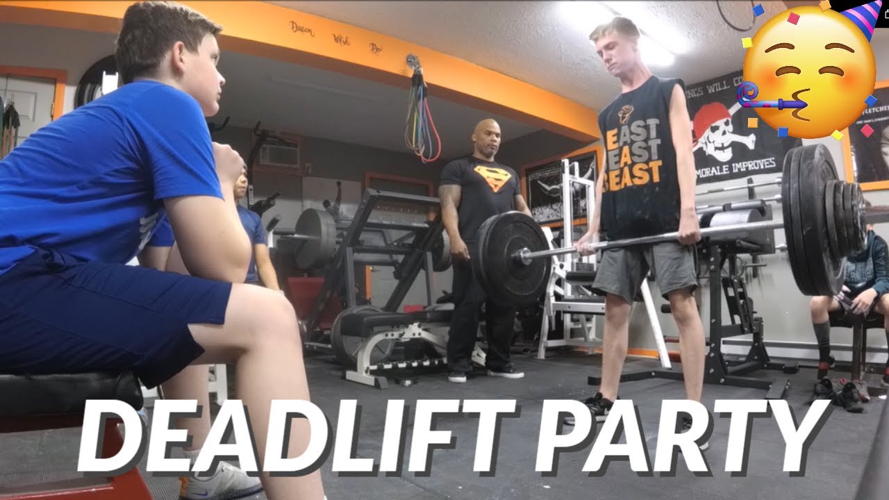 💪🏽 DEADLIFT PARTY (KIDS EDITION) 🎉 - YouTube