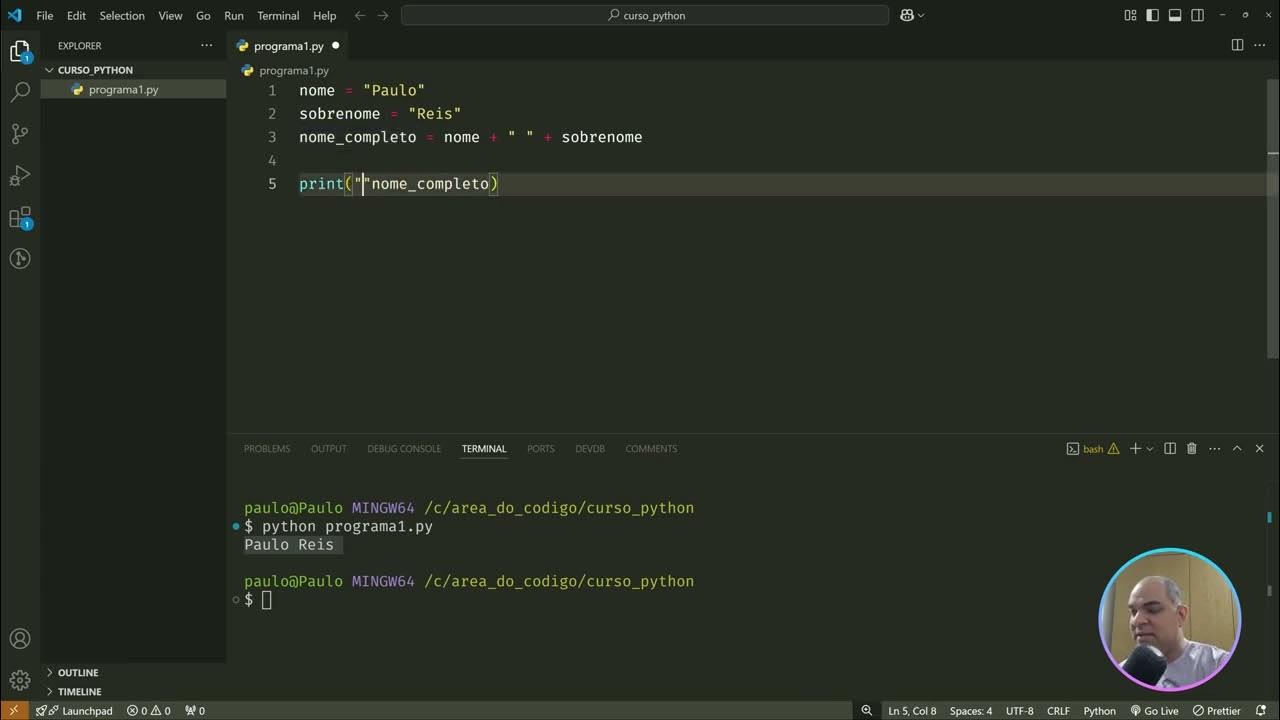 Como Concatenar Strings em Python - Curso Python 🐍 - YouTube