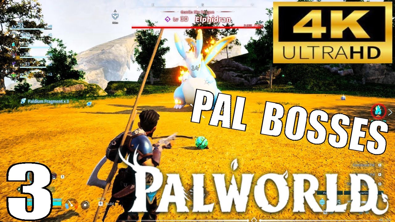 Palworld On The Hunt For Pal Bosses in 4K - YouTube