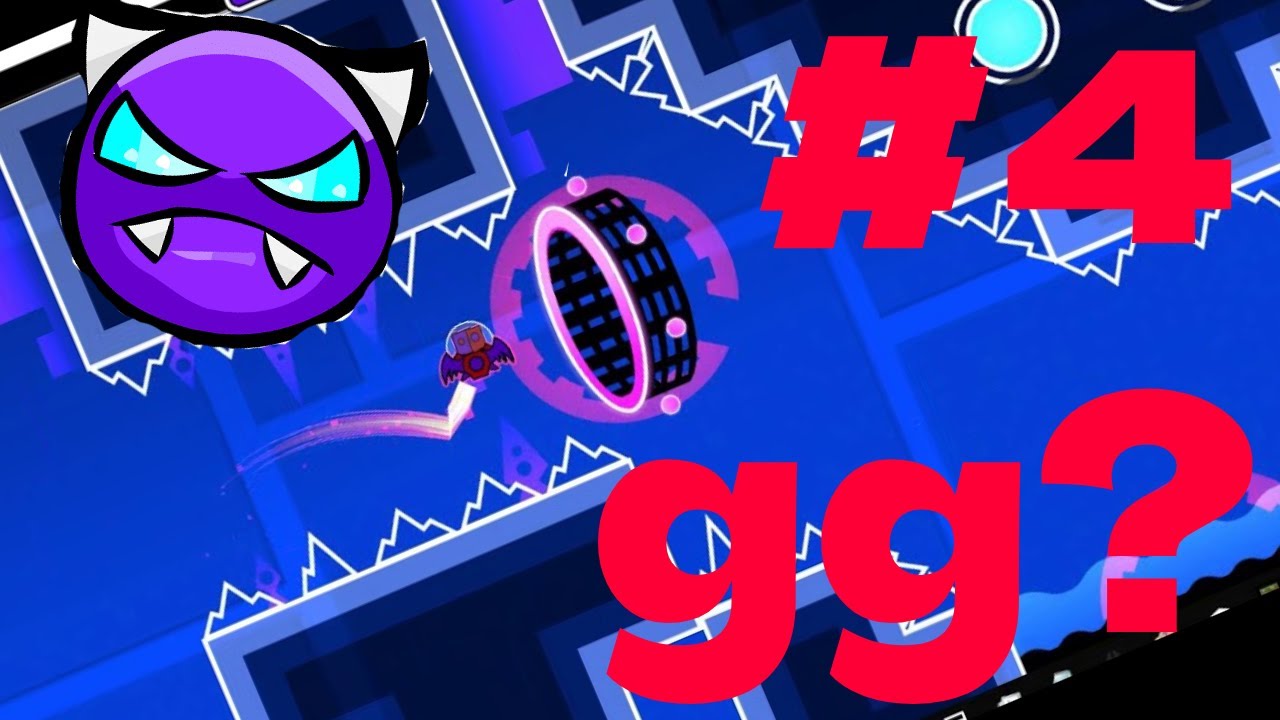GG?(geometry dash #4) - YouTube