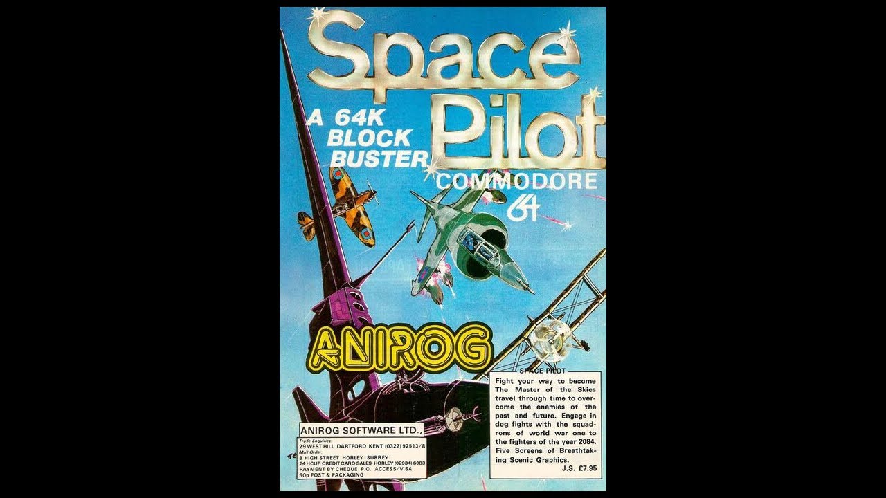 Space Pilot (Commodore 64.USA.1984..Dev. Kingsoft. Pub. Anirog Software ...